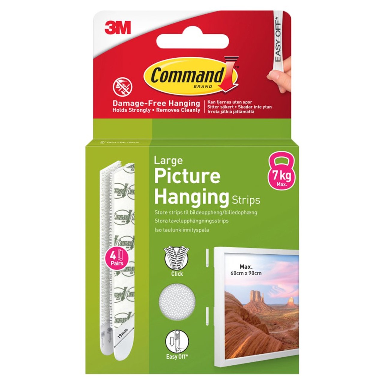 Command Large Pic Hang Strips - Morrisons Online Groceries & Offers