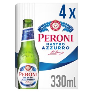 Peroni Nastro Azzurro Bottled Beer Lager Bottles 4x330ml - Morrisons ...