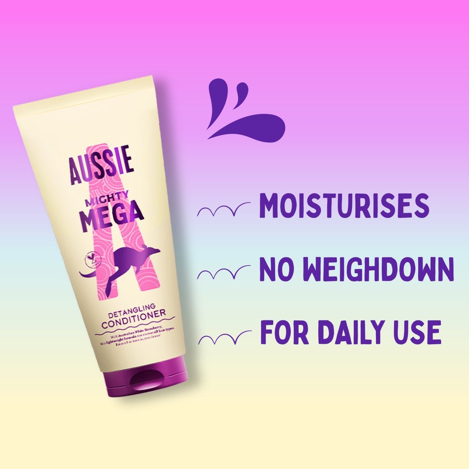 Aussie Mighty Mega Lightweight Conditioner 275ml - Morrisons Online ...