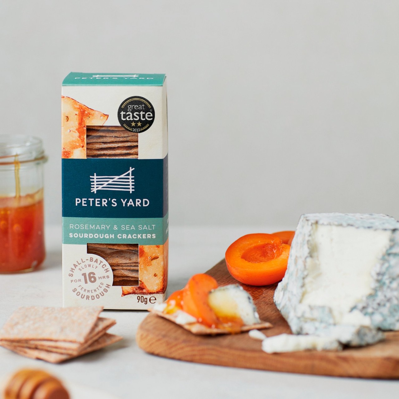 Peter's Yard Rosemary & Sea Salt Sourdough Crackers - Morrisons Online ...