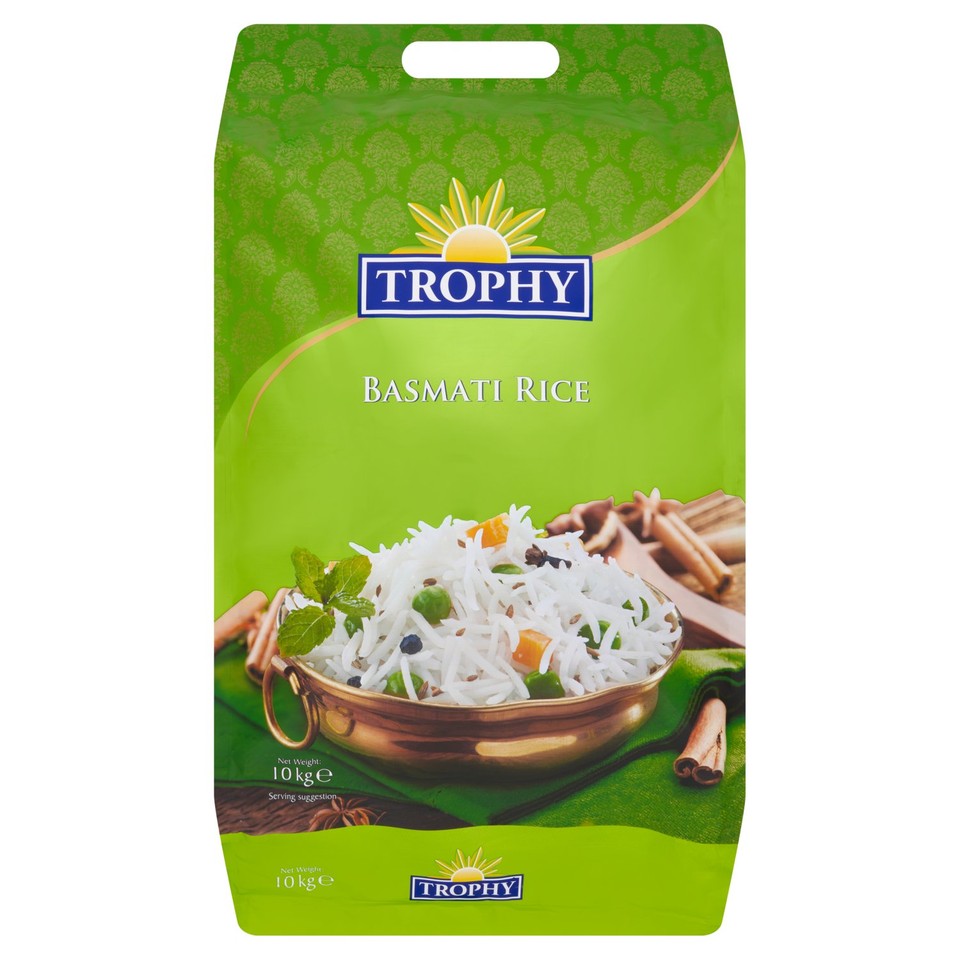 Trophy Basmati Rice 10kg - Morrisons Online Groceries & Offers
