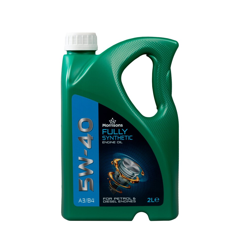Morrisons 5W-40 A3/B4 Fully Synthetic Oil - Morrisons Online Groceries ...
