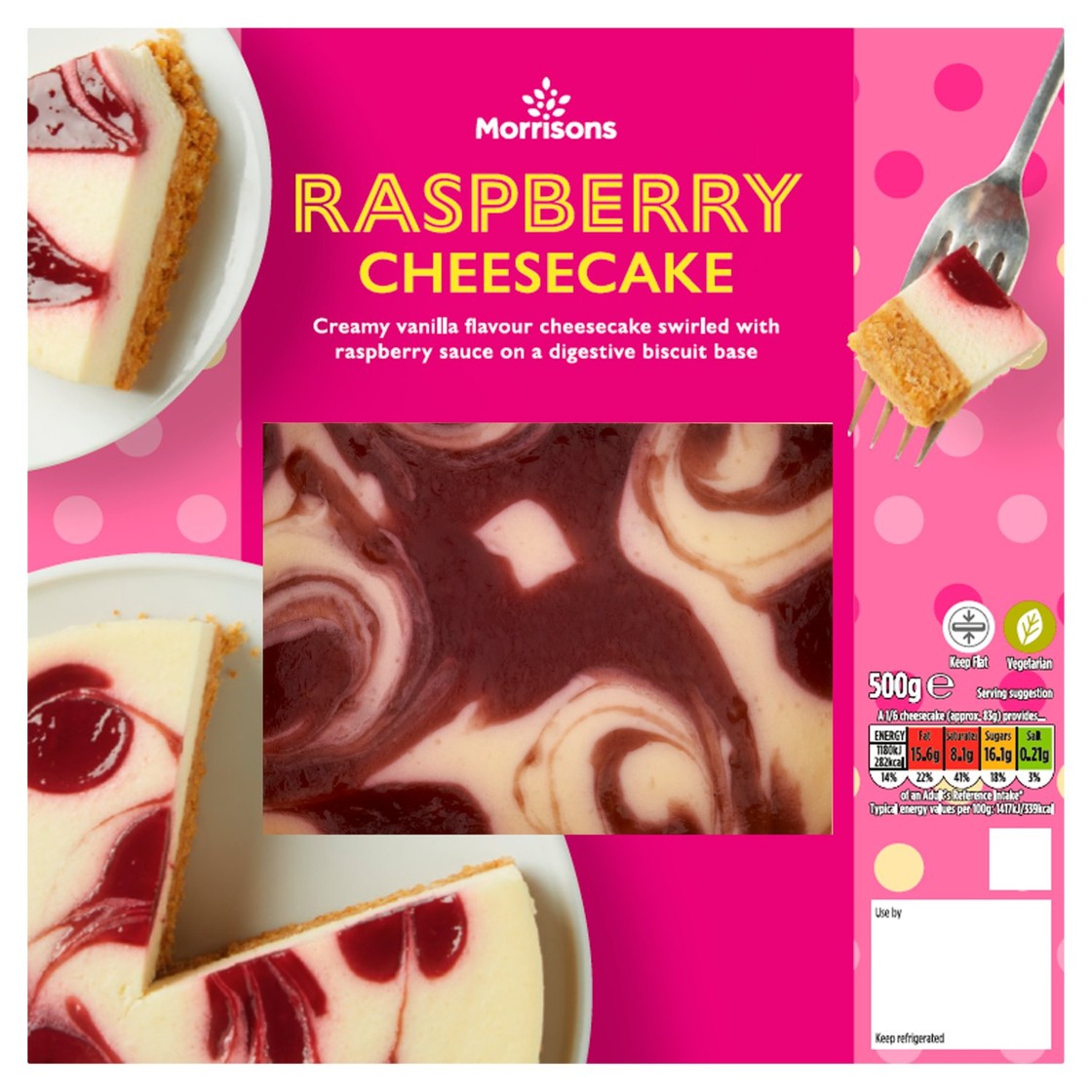 Morrisons Raspberry Cheesecake - Morrisons Online Groceries & Offers