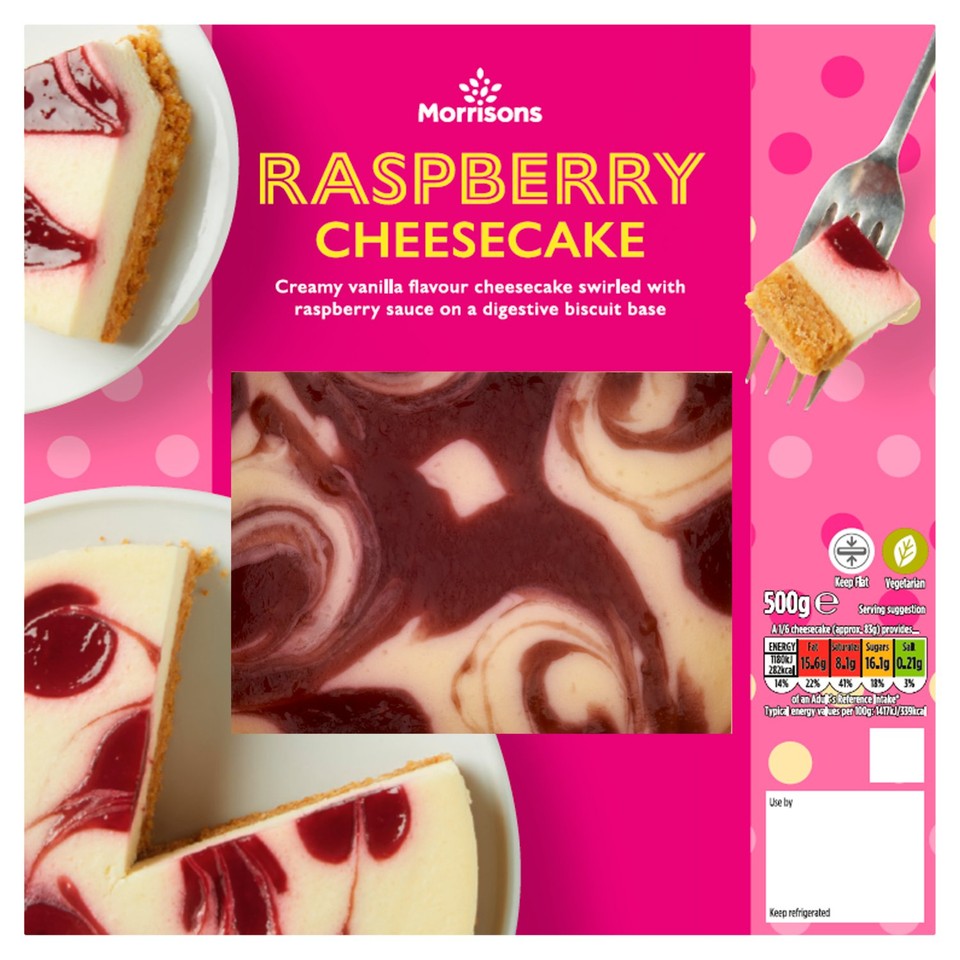 Morrisons Raspberry Cheesecake - Morrisons Online Groceries & Offers