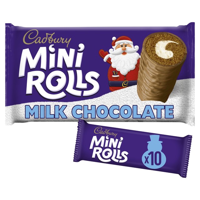 Cadbury Milk Chocolate Mini Rolls Cakes 10 Pack - Morrisons Online ...