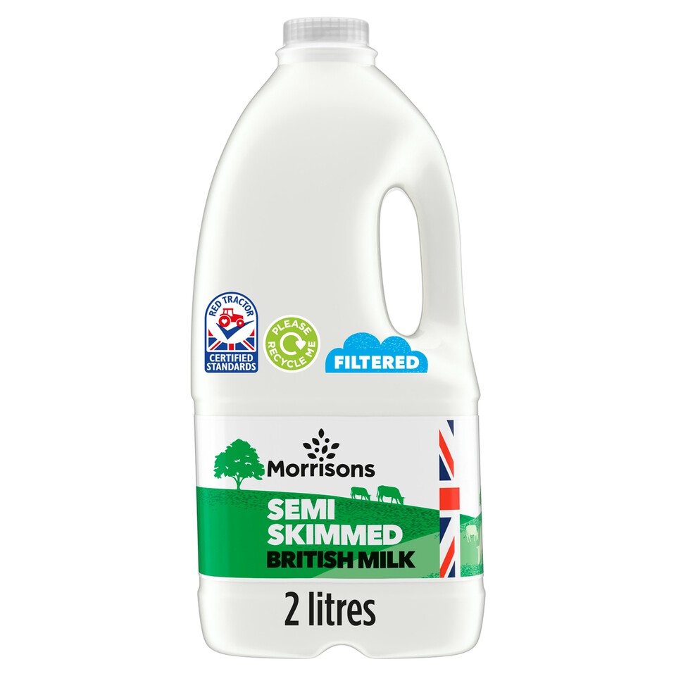 Morrisons Filtered Milk Semi Skimmed - Morrisons Online Groceries & Offers