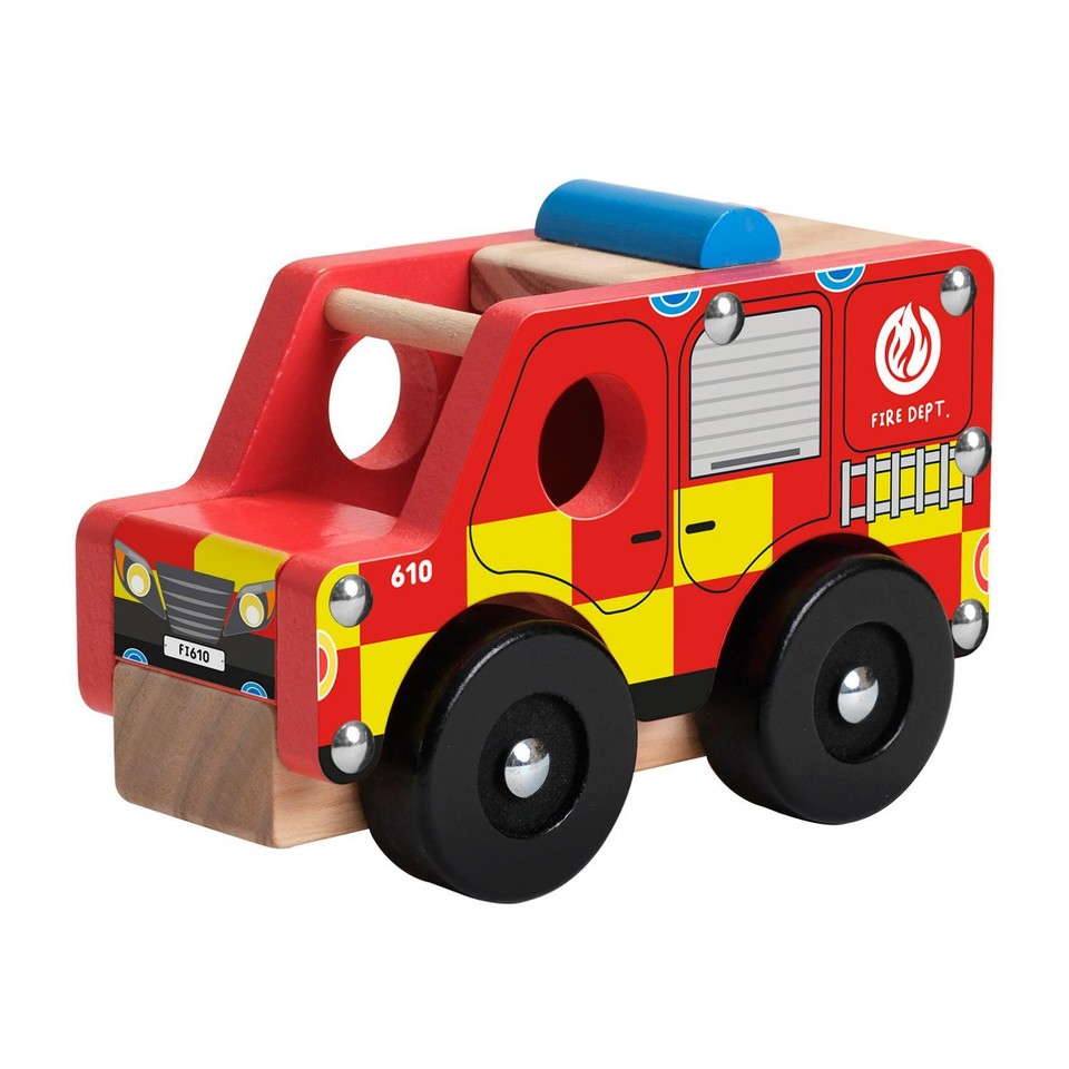 Ollie & Grace Wooden Toy Vehicles - Morrisons Online Groceries & Offers
