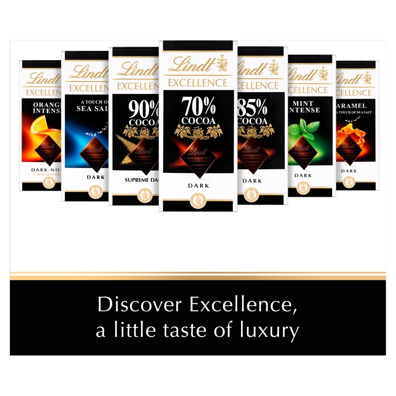 Lindt Excellence Dark Mint Chocolate Bar 100g - Morrisons Online ...
