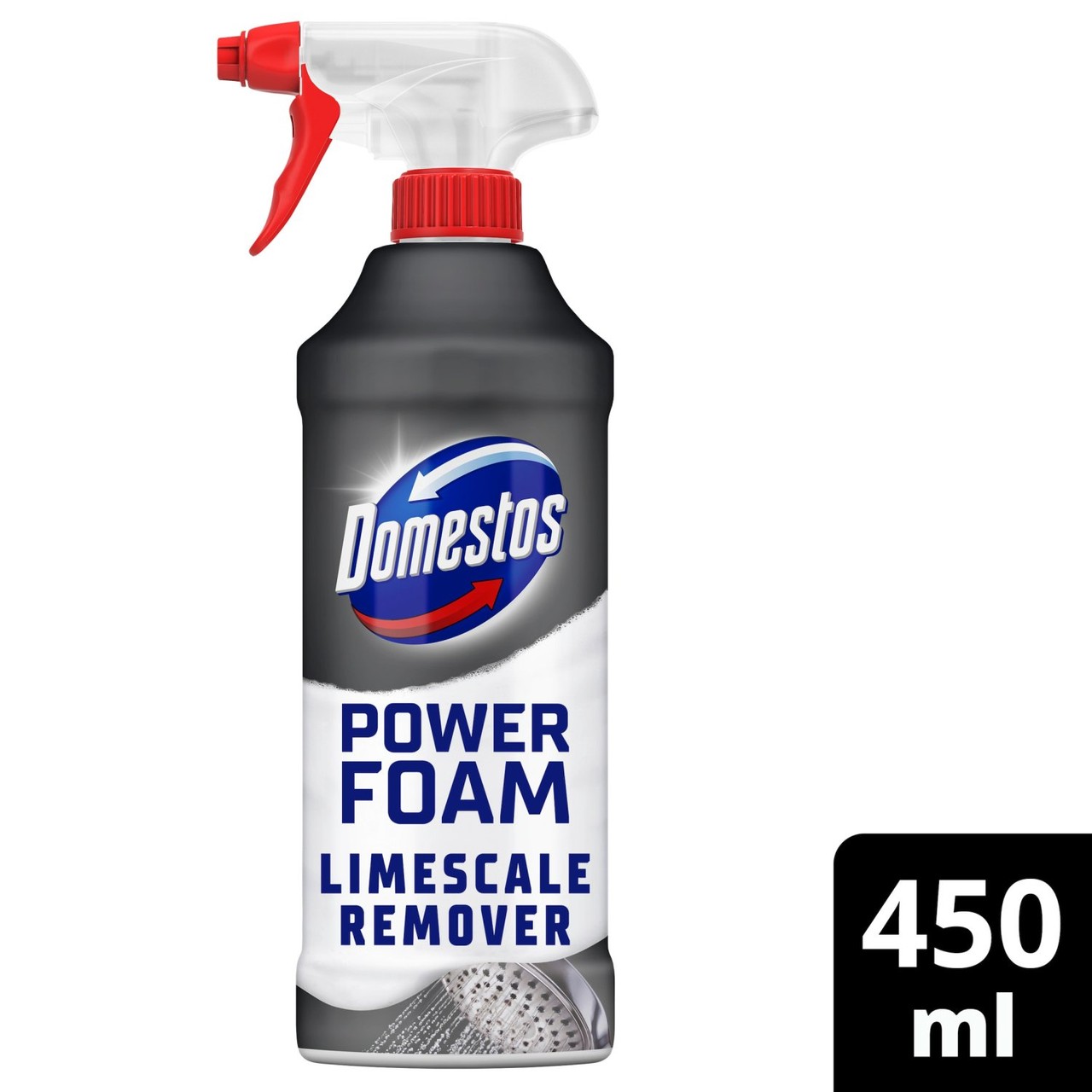 Domestos Power Foam Toilet & Bathroom Cleaner Spray Limescale Remover ...