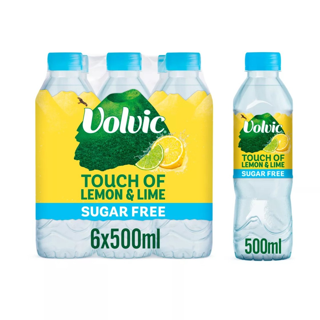 Volvic Touch Of Fruit Sugar Free Lemon & Lime Flavoured Water ...