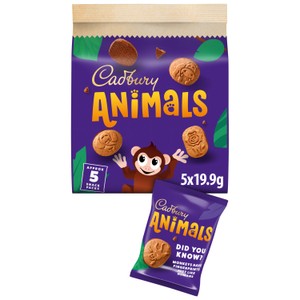 Cadbury Chocolate Mini Animals Biscuits 96.5g - Morrisons Online ...