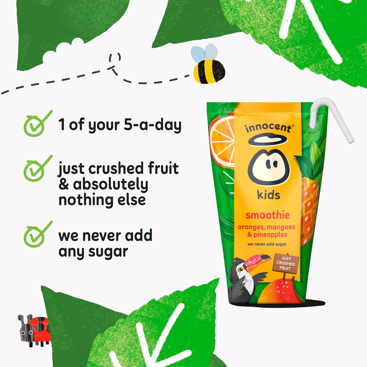 Innocent Smoothies Kids Oranges, Mangoes & Pineapples Juice - Morrisons ...