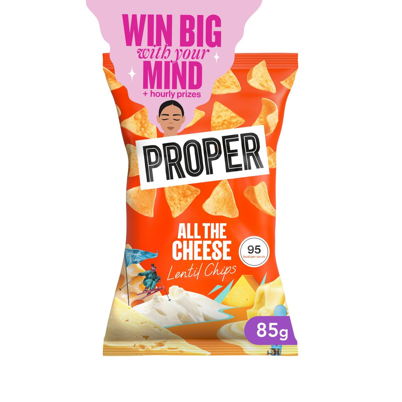 Proper Chips All The Cheese Lentil Chips 85g - Morrisons Online ...