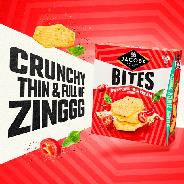 Jacob's Bites Sweet Chilli & Sour Cream Crackers - Morrisons Online ...
