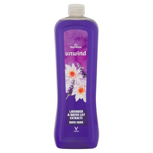 Morrisons Unwind Lavender & Water Lily Bath Foam - Morrisons Online ...