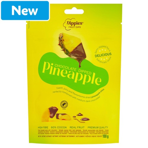 Dippies Chocolate Dipped Pineapple 100g - Morrisons Online Groceries & Offers