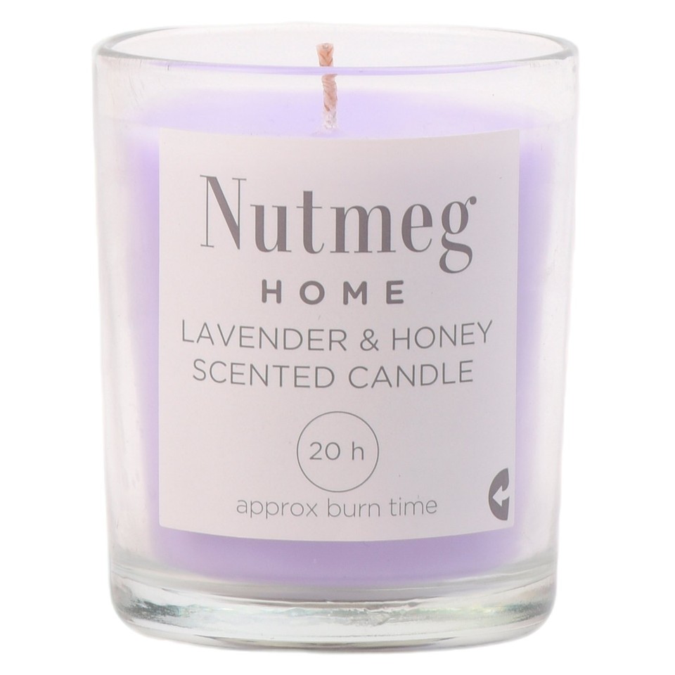 Nutmeg Home Lavender & Honey Scented Candle - Morrisons Online ...