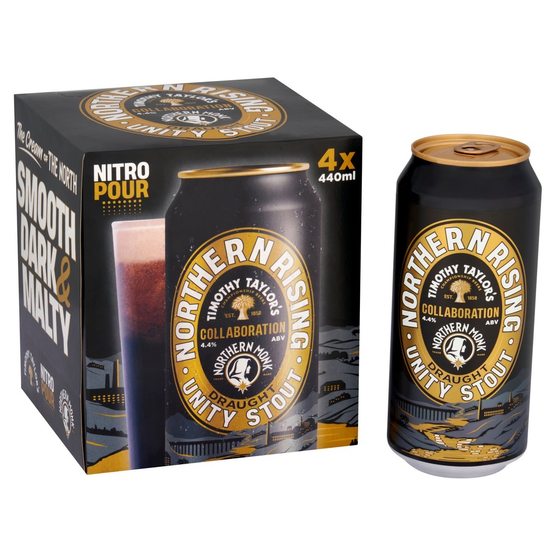 Northern Monk Timothy Taylors Northern Rising Stout - Morrisons Online ...