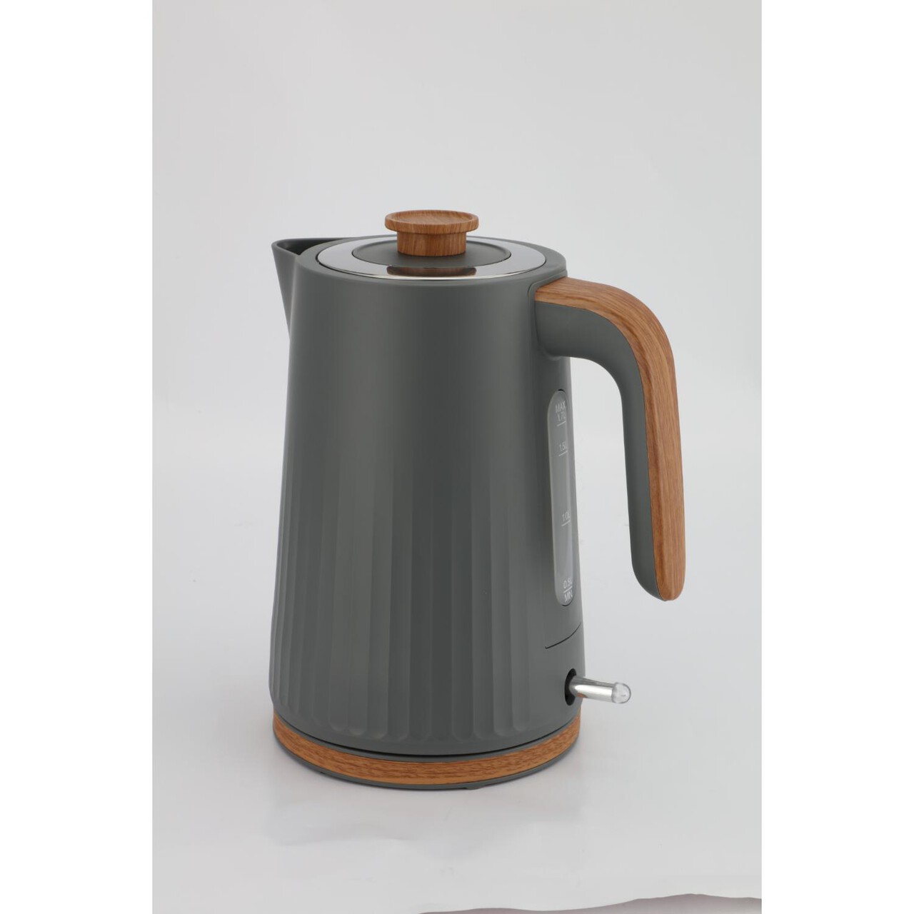Nutmeg Home Structured Kettle Dark Grey - Morrisons Online Groceries ...