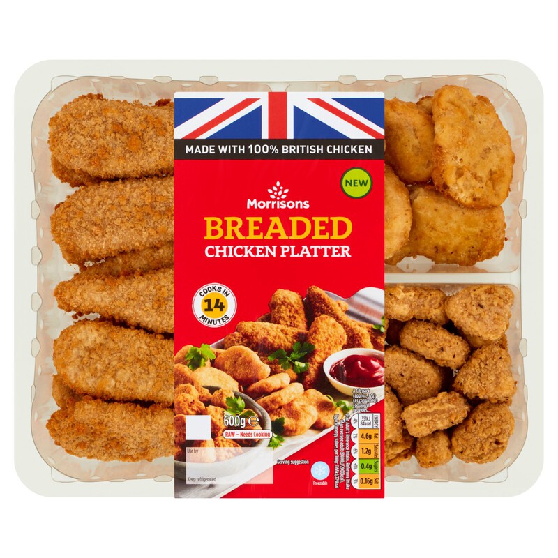 Morrisons Breaded Chicken Platter - Morrisons Online Groceries & Offers