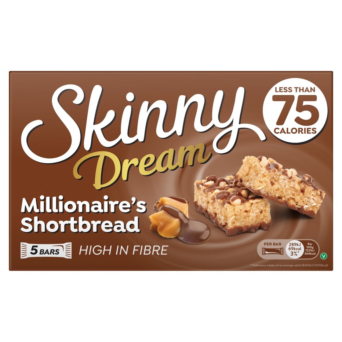 Skinny Dream Millionaire's Shortbread Bars - Morrisons Online Groceries ...