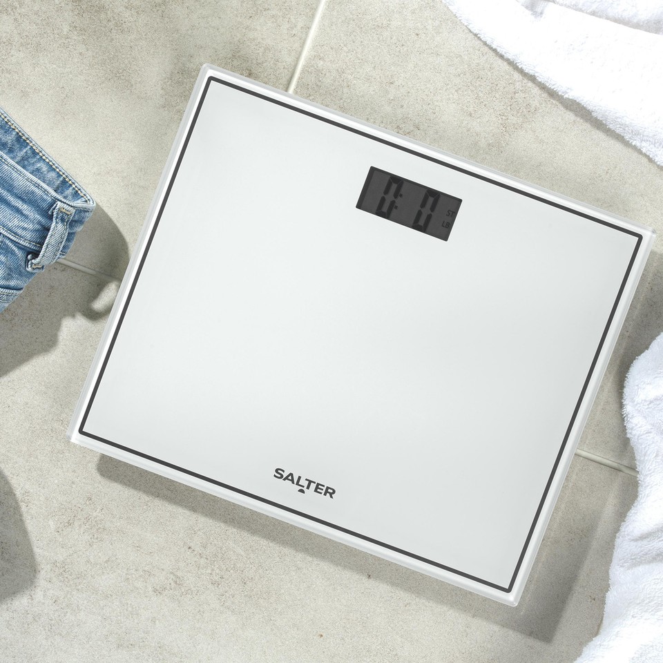 Salter Compact Glass Electronic Scale - Morrisons Online Groceries & Offers