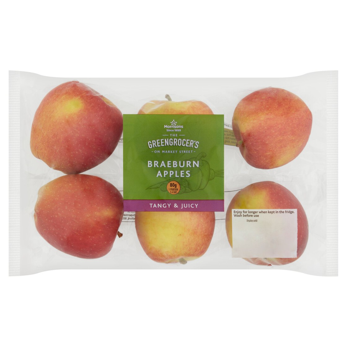 Morrisons Braeburn Apples 6 Pack - Morrisons Online Groceries & Offers