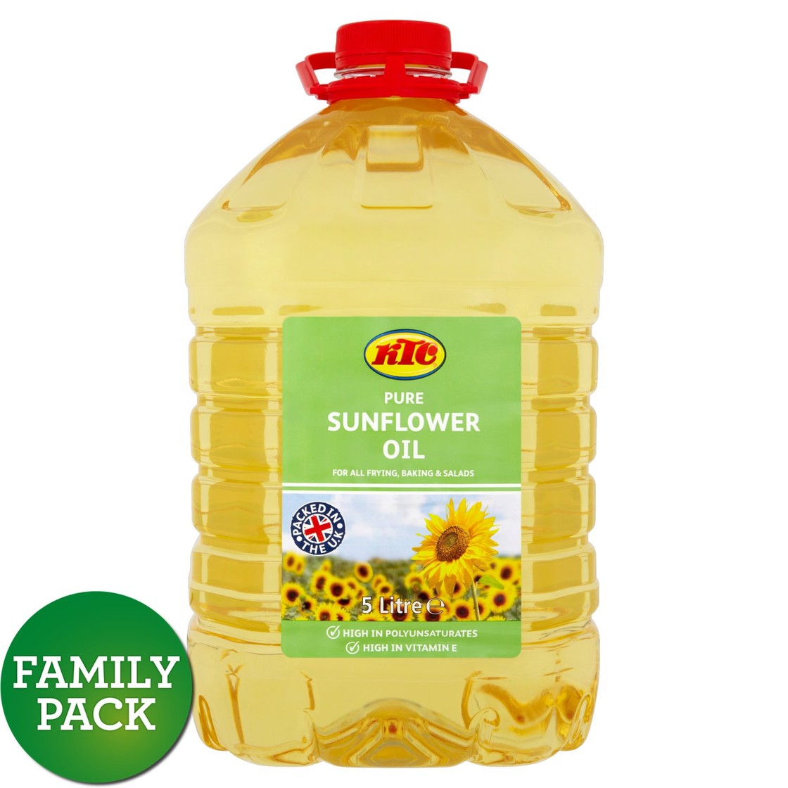 KTC Pure Sunflower Oil 5L - Morrisons Online Groceries & Offers