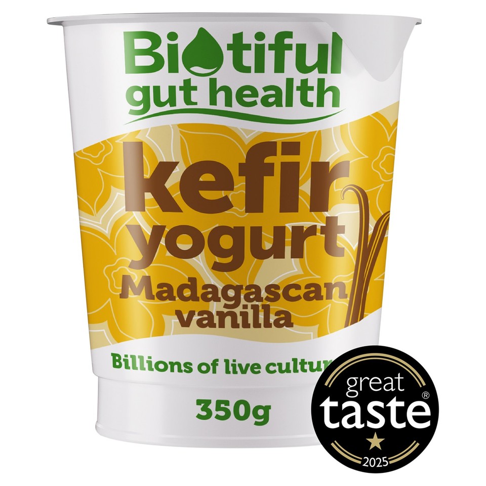Biotiful Gut Health Kefir Yogurt Madagascan Vanilla 350g - Morrisons ...