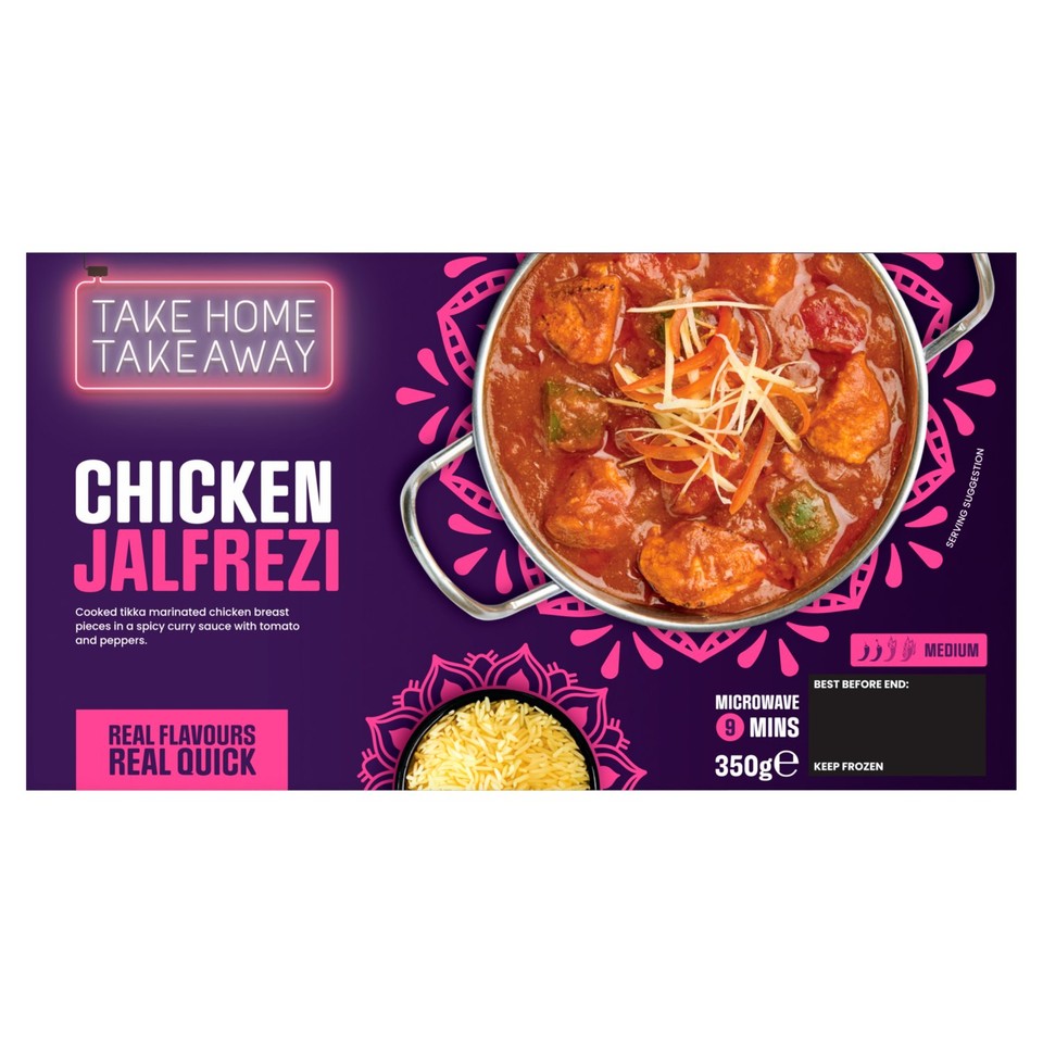 Take Home Takeaway Indian Takeaway Chicken Jalfrezi - Morrisons Online ...