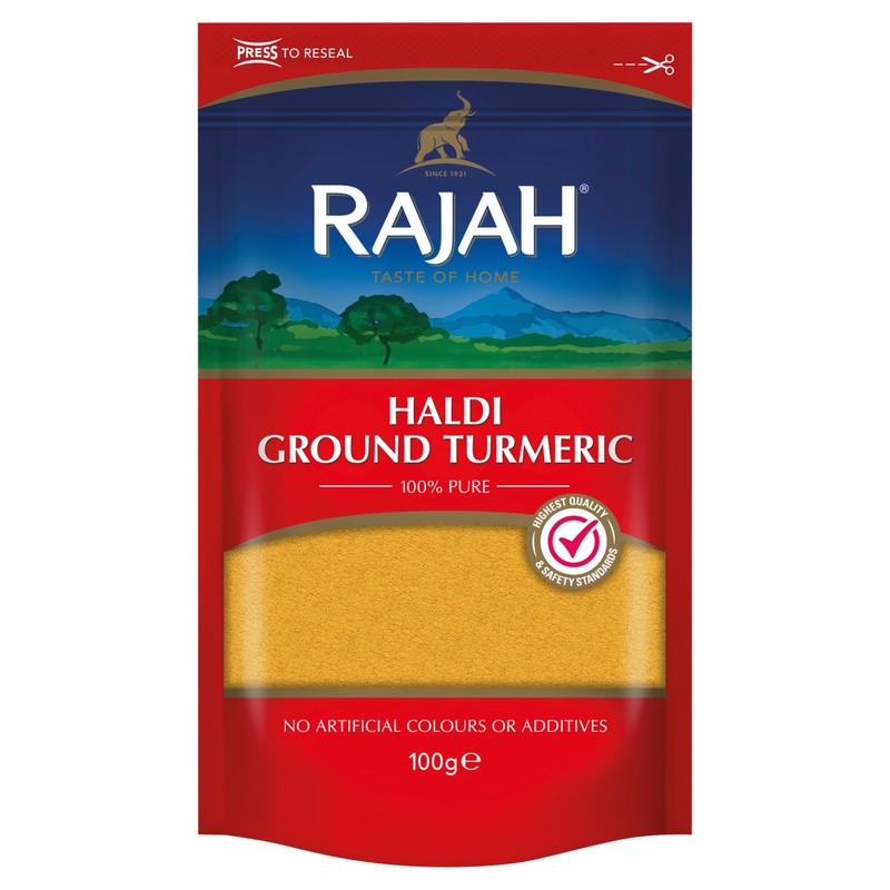 Rajah Haldi Ground Turmeric 100g - Morrisons Online Groceries & Offers