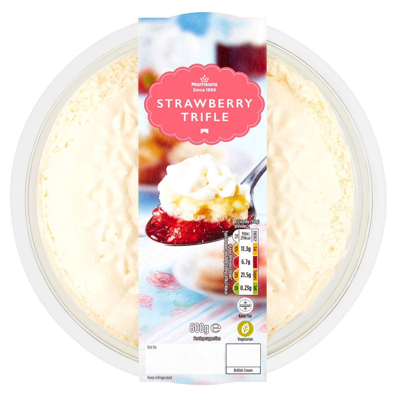 Morrisons Strawberry Trifle - Morrisons Online Groceries & Offers