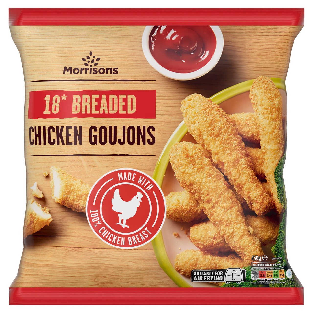 Morrisons 12 Breaded Chicken Goujons - Morrisons Online Groceries & Offers