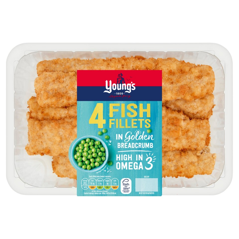Young's Breaded Pollock Fillets 600g - Morrisons Online Groceries & Offers