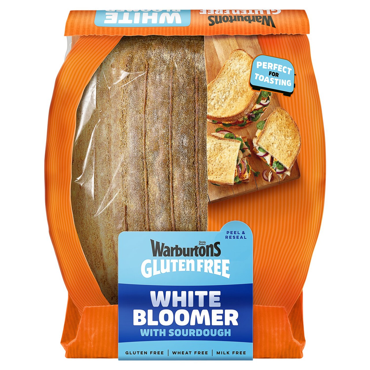 Warburtons Gluten Free Artisan White Sourdough Cob - Morrisons Online ...