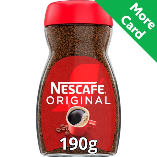 Nescafe Original Instant Coffee 190g - Morrisons Online Groceries & Offers
