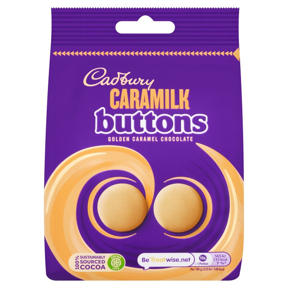 Cadbury Caramilk Buttons Chocolate Bag - Morrisons Online Groceries ...