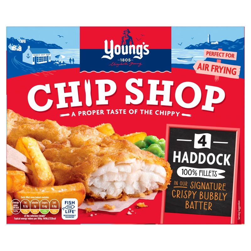 Young's Chip Shop 4 Haddock Fillets - Morrisons Online Groceries & Offers