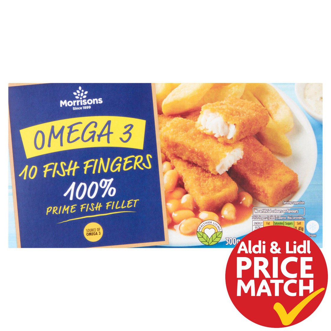 Morrisons 10 Omega 3 Fish Fingers - Morrisons Online Groceries & Offers