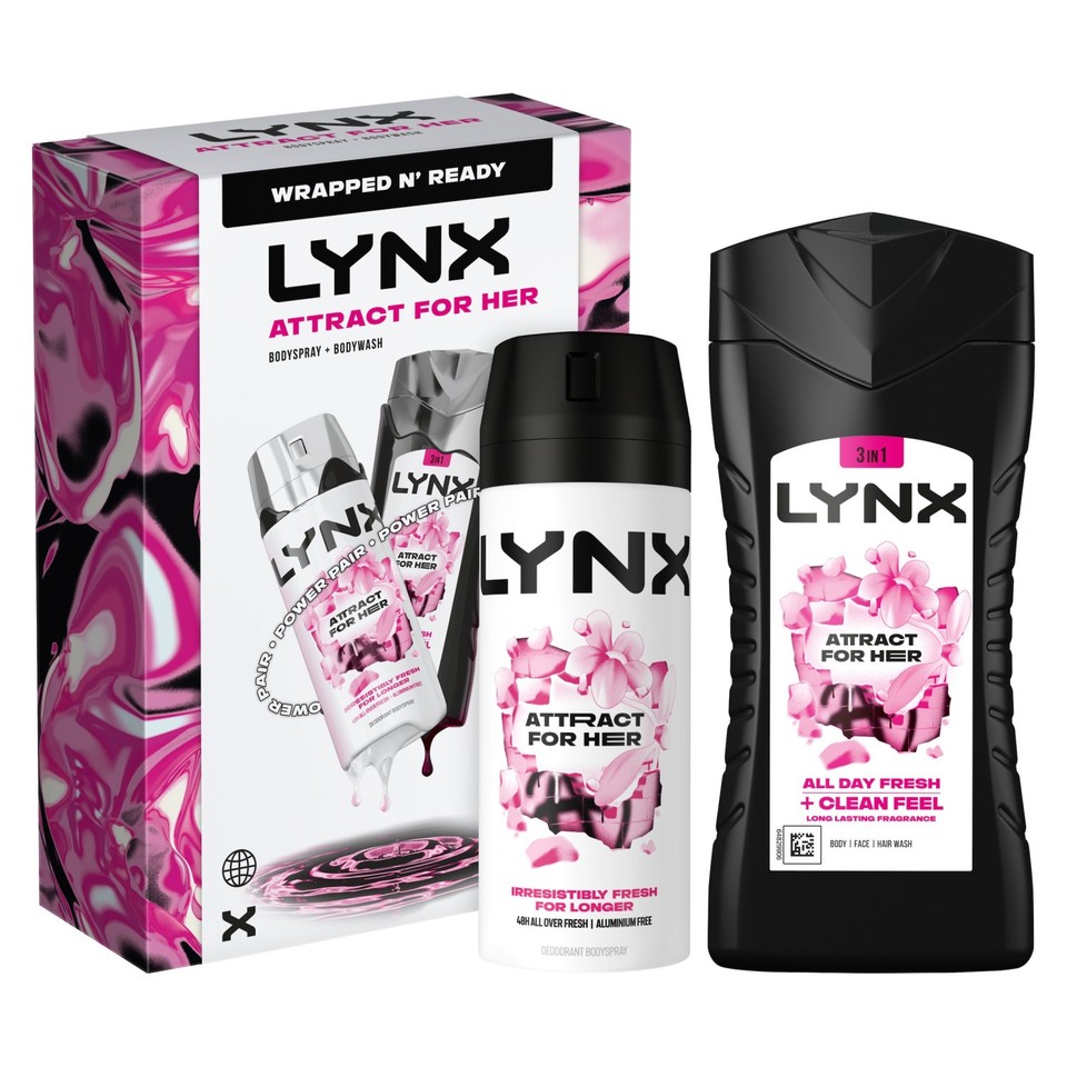 Lynx Duo Attract For Her Gift Set - Morrisons Online Groceries & Offers