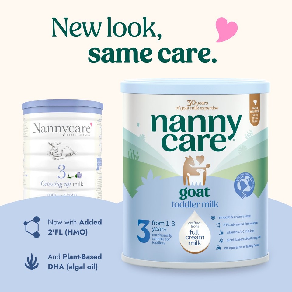 Nanny Care Stage 3 Growing Up Milk Goat Milk 1-3 Years 800g - Morrisons ...