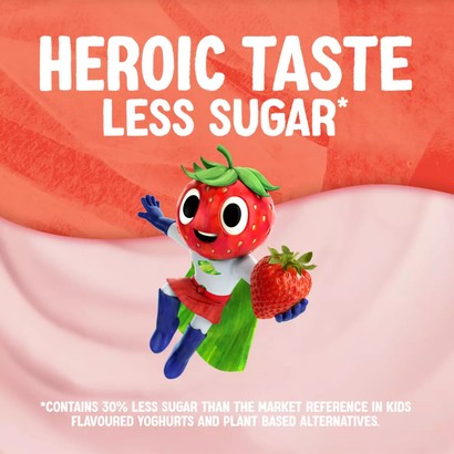 Alpro Kids Strawberry Soya Dairy Free Yoghurt Alternatives 4x115g ...