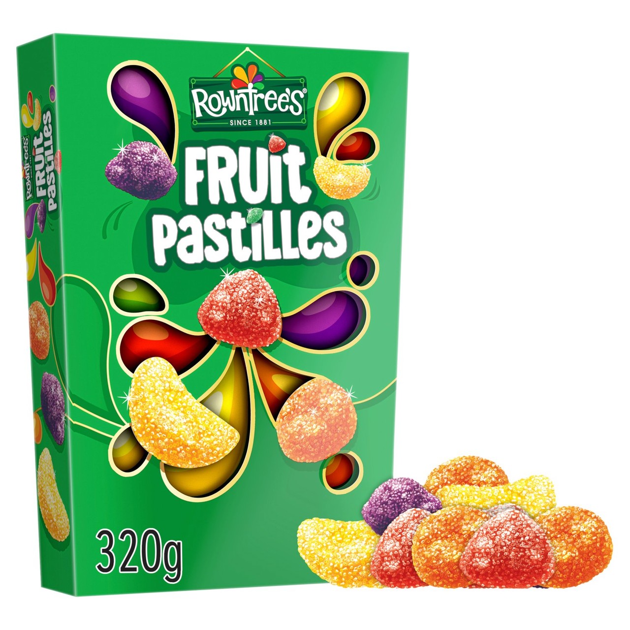 Rowntree's Fruit Pastilles Sweets Carton 320g - Morrisons Online ...