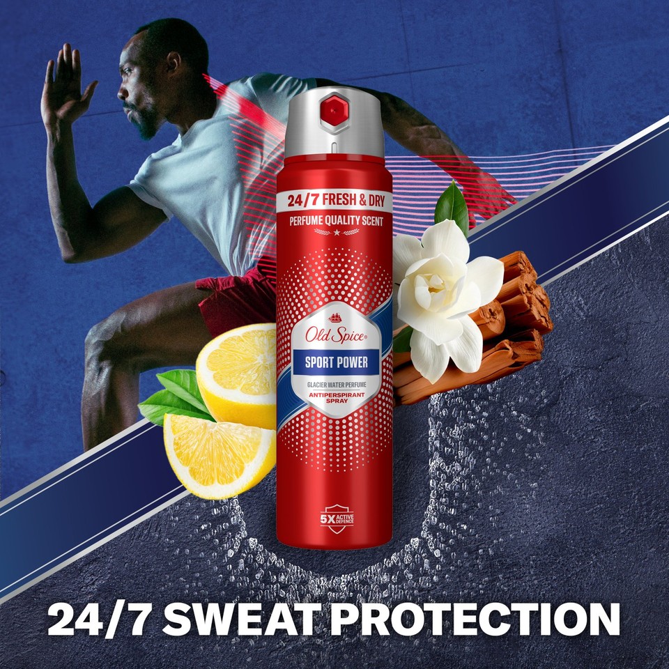 Old Spice Sport Power Spray - Morrisons Online Groceries & Offers