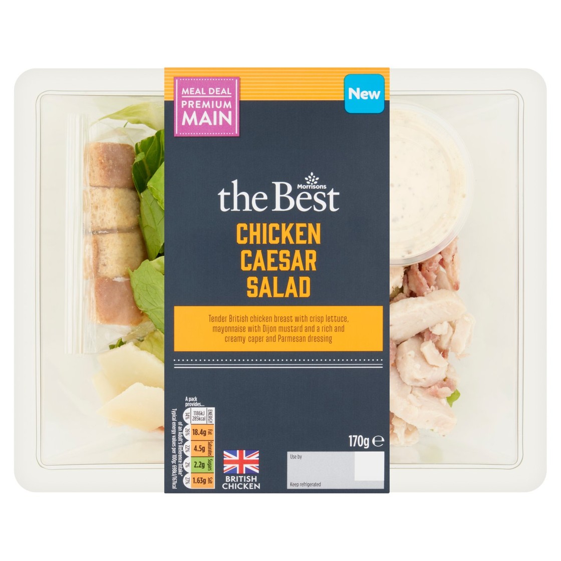 Morrisons The Best Chicken Caesar Salad 170g - Morrisons Online ...