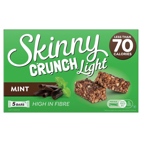 Skinny Crunch Light Mint & Dark Chocolate Bars - Morrisons Online ...