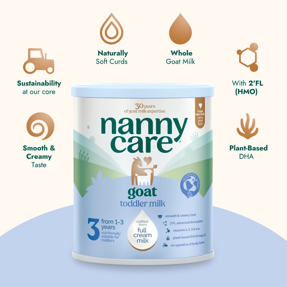 Nanny Care Stage 3 Growing Up Milk Goat Milk 1-3 Years 800g - Morrisons ...