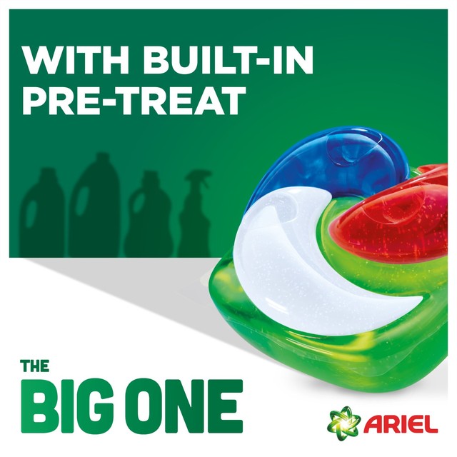 Ariel The Big One Pods Original Washing Liquid Capsules 12 Washes ...