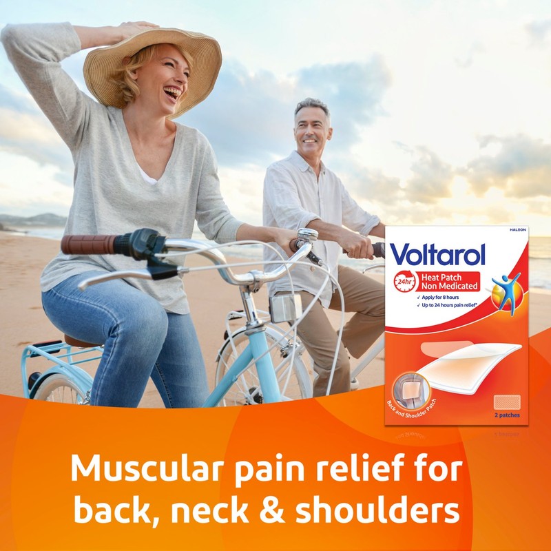 Voltarol Non Medicated Back & Muscle Pain Killer Heat Patch - Morrisons ...