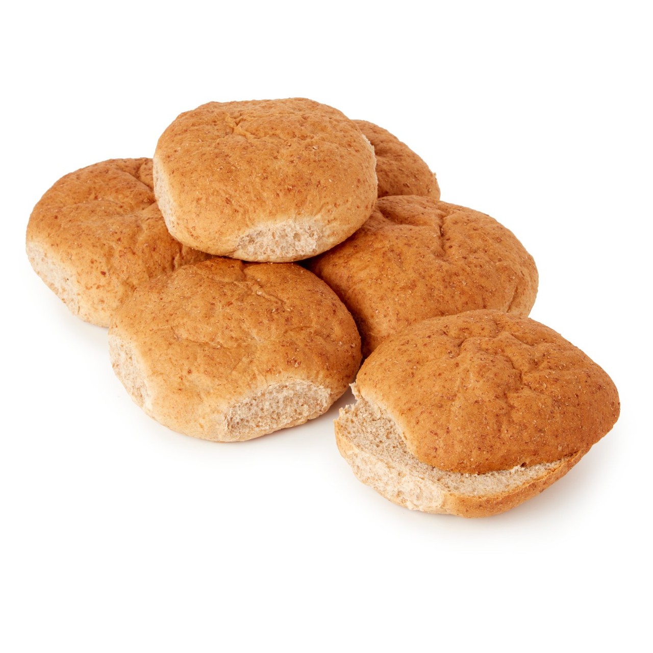Market Street Large Wholemeal Baps - Morrisons Online Groceries & Offers